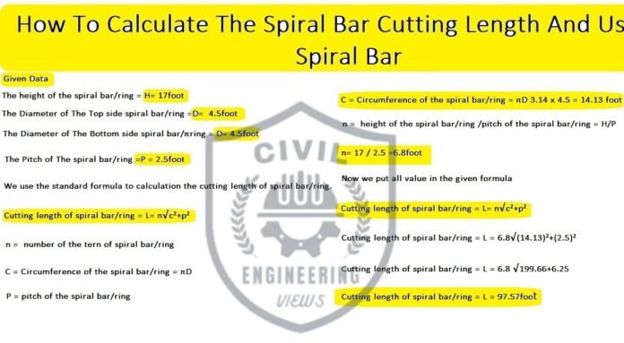 How To Calculate The Spiral Bar Cutting Length And Uses Of Spiral Bar